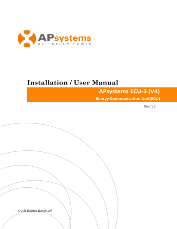 APsystems ECU-3 Installation And User Manual | Manualzz