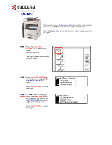 Kyocera KM-1650 Manual | Manualzz