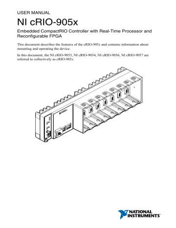 National Instruments NI cRIO-9053, NI cRIO-9056 User Manual | Manualzz