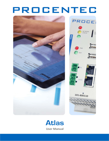 Procentec Atlas 101-800110 User Manual | Manualzz