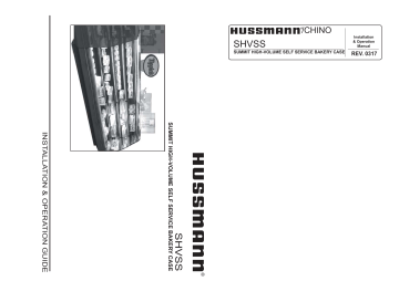 Hussmann Chino SHVS-R Installation & Operation Manual | Manualzz