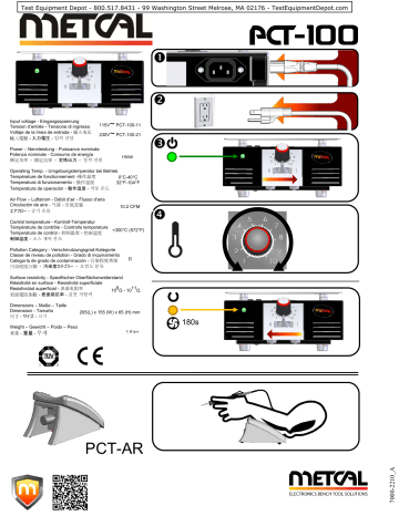 Metcal PCT-100 User Manual | Manualzz