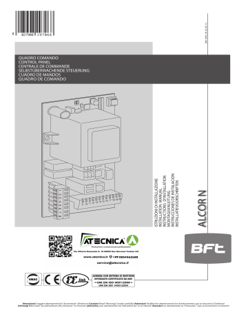 BFT ALCOR N, ALPHA Installation Manual | Manualzz
