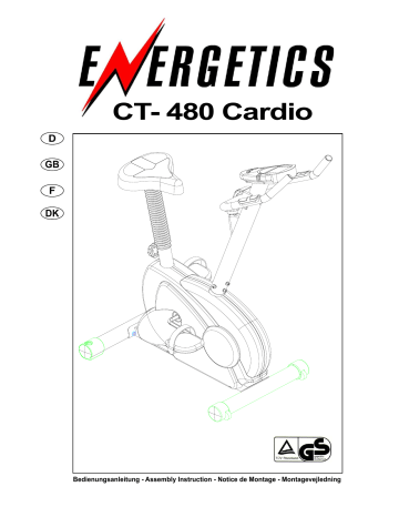 Energetics CT- 450, CT- 480 Assembly Instruction Manual | Manualzz