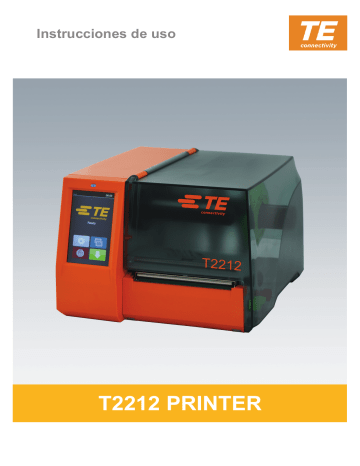 TE Connectivity T2212 Instrucciones de operación | Manualzz