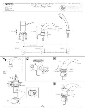 Mora Mega Pool Montageanleitung | Manualzz