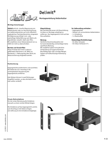 dani alu Delimit Montageanleitung | Manualzz