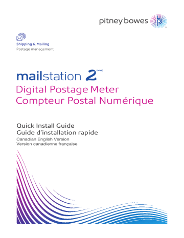 Pitney Bowes MAILSTATION 2 Quick Install Manual | Manualzz