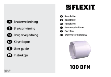Flexit 100 DFM User Manual | Manualzz