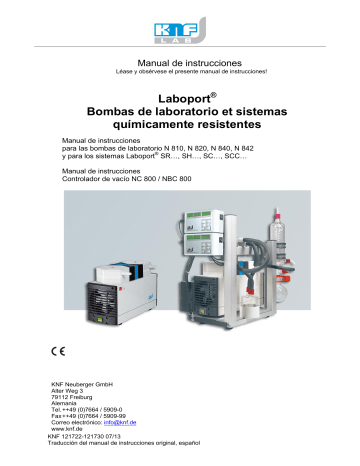 KNF LAB Laboport N 840 Manual de usuario | Manualzz