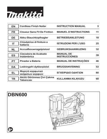 Makita DBN600 Instruction Manual | Manualzz