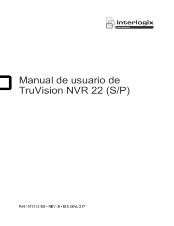 Interlogix TruVision NVR 22 Manual de usuario | Manualzz