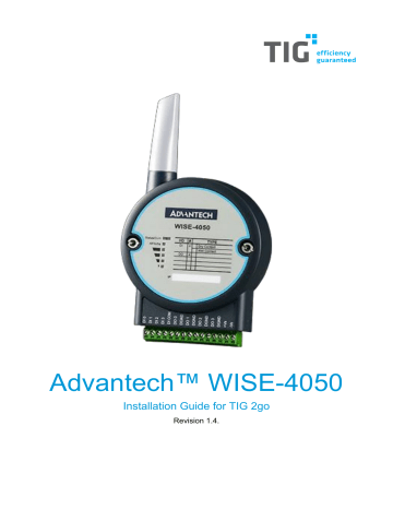 Advantech WISE-4050/LAN Installation Manual | Manualzz