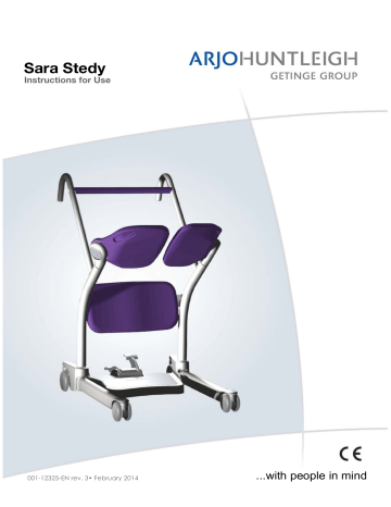 Arjohuntleigh Sara Stedy Instructions For Use Manual | Manualzz