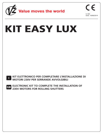 V2 KIT EASY LUX Manual | Manualzz