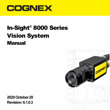 Cognex In-Sight 8401C Manuel utilisateur | Manualzz