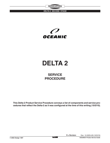Oceanic DELTA 2 Service Procedure | Manualzz