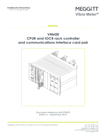 Meggitt VM600 Manual | Manualzz