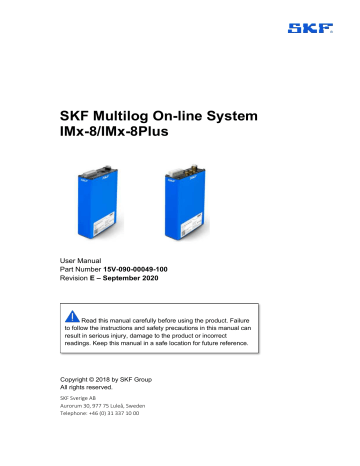 SKF IMx-16, IMx-16Plus User Manual | Manualzz