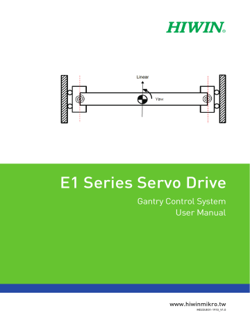 Hiwin E1 Series, ED1S-EG Series, ED1S-VG Series User Manual | Manualzz