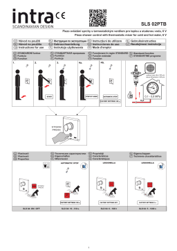 Intra SLS 01NB - Instructions for use, Operating instructions