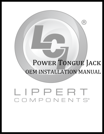 LCI Power Tongue Jack Installation Manual | Manualzz