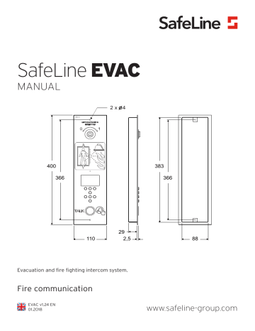 Safeline EVAC, EVAC LMS Manual | Manualzz
