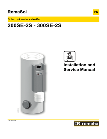 REMEHA RemaSol300SE-2S Installation And Service Manual | Manualzz