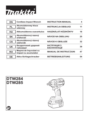 Makita DTW285 Instruction Manual | Manualzz