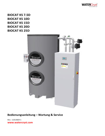 WATERcryst BIOCAT KS 15D Bedienungsanleitung - Wartung & Service | Manualzz