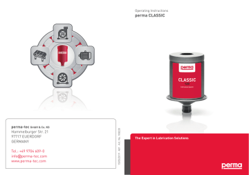 Perma CLASSIC Series, Classic 120 Operating Instructions Manual | Manualzz