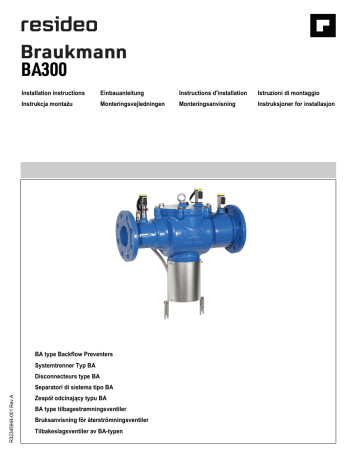 resideo Braukmann BA300 Typ BA Einbauanleitung | Manualzz