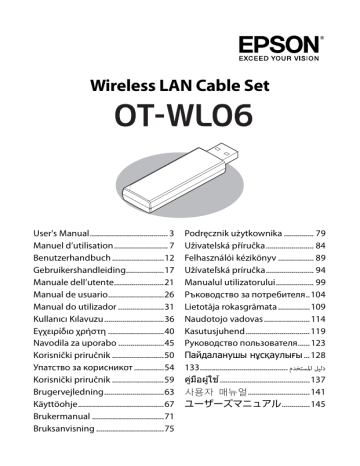 Epson OT-WL06 Benutzerhandbuch | Manualzz