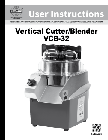 Hallde VCB-32 Instrukcja obsługi | Manualzz