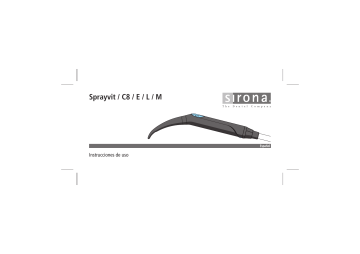 Sirona SPRAYVIT C8 Instrucciones de operación | Manualzz