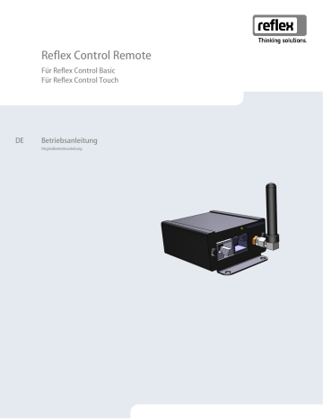 Reflex Control Remote Betriebsanleitung | Manualzz