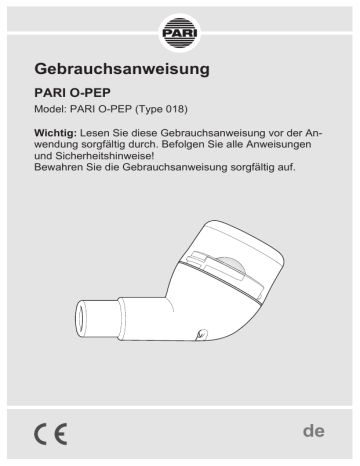 Pari O-PEP System Instructions For Use Manual | Manualzz
