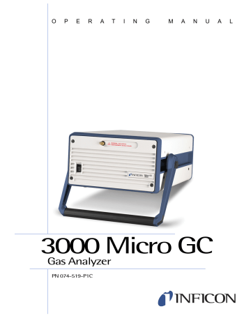 Inficon 3000 Micro GC Operating Manual | Manualzz