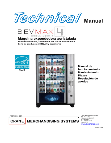 Crane BEVMAX 4 8882AH Serie Instrucciones de operación | Manualzz