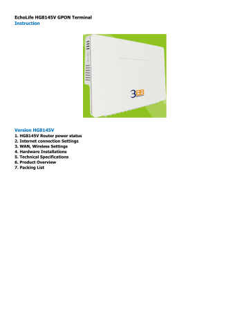 EchoLife HG8145V Instruction Manual | Manualzz