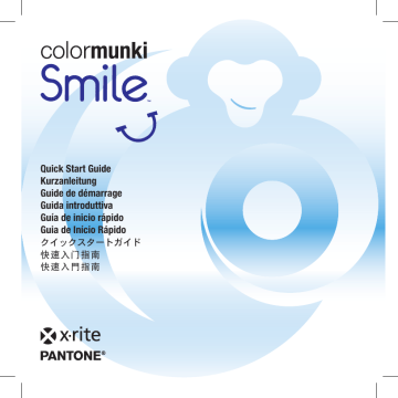 X-Rite ColorMunki Smile Quick Start Manual | Manualzz