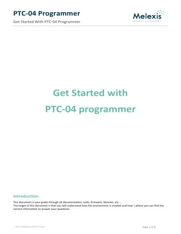 Melexis PTC-04 Get Started | Manualzz