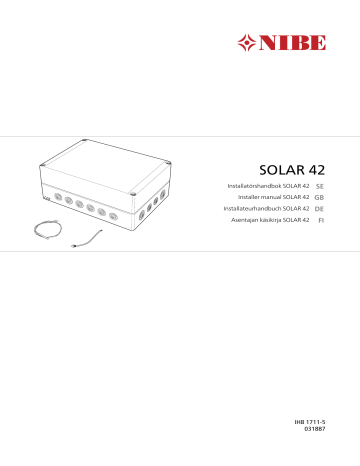 Nibe SOLAR 42 Installer Manual | Manualzz