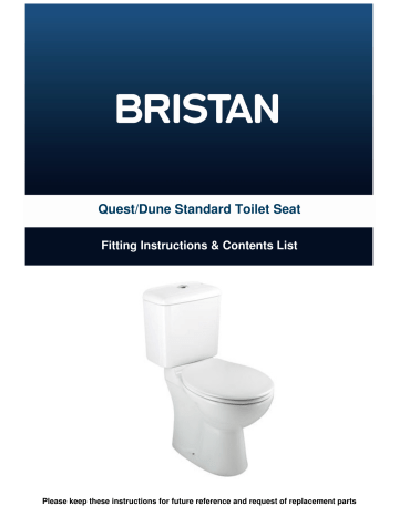 Bristan Quest Fitting Instructions & Contents List | Manualzz