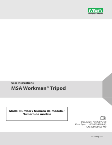 Safety Regulations. MSA Workman | Manualzz