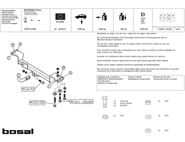 bosal 017832 Instrucciones De Montaje | Manualzz