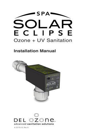 Del ozone spa solar eclipse Installation Manual | Manualzz