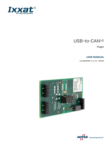 HMS Ixxat USB-to-CANV2 User Manual | Manualzz
