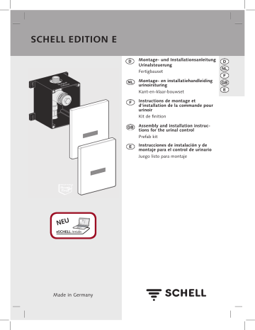 Schell EDITION E 02 806 06 99 Assembly And Installation Instructions Manual | Manualzz