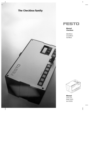 Festo Checkbox Series Manual | Manualzz